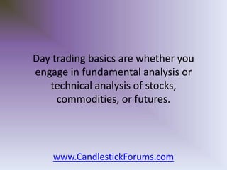 Day Trading Basics | PPTX