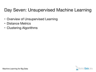 Day 00 - Introduction to machine learning with big data | PPT