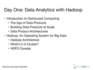 Day 00 - Introduction to machine learning with big data | PPT