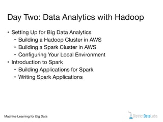 Day 00 - Introduction to machine learning with big data | PPT
