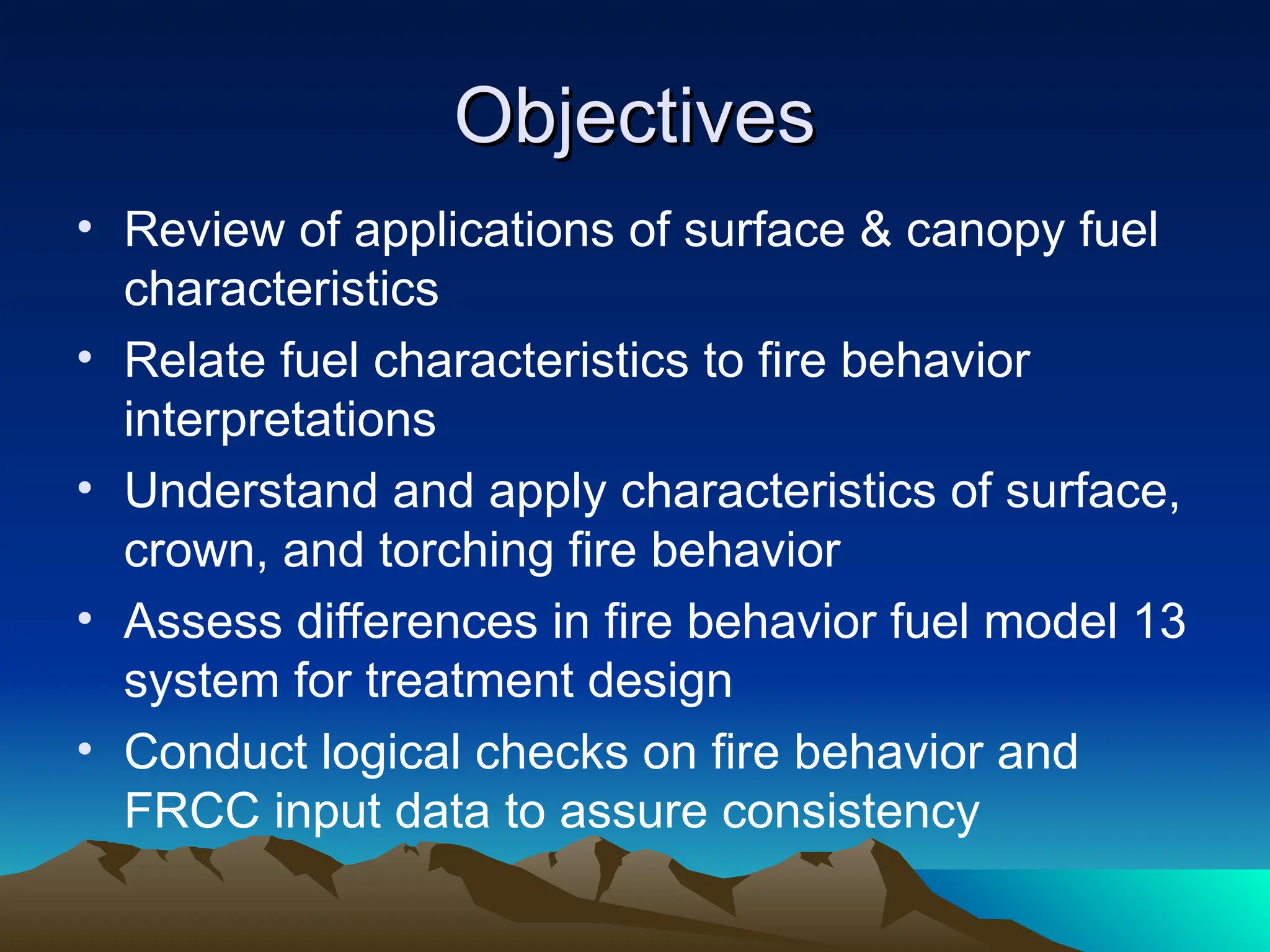 Review of applications o fire Behavior_Lecture.ppt