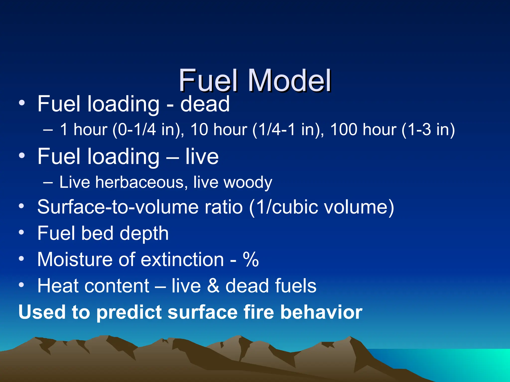 Review of applications o fire Behavior_Lecture.ppt