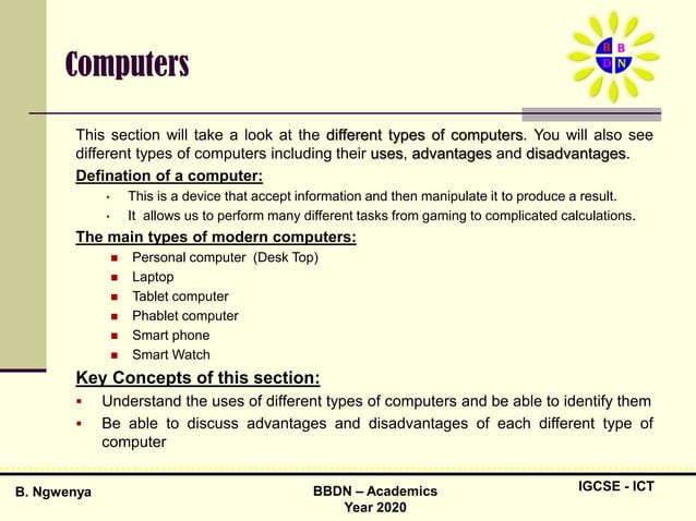 Day 01 - Types of Computers. Ict theory notes.pdf