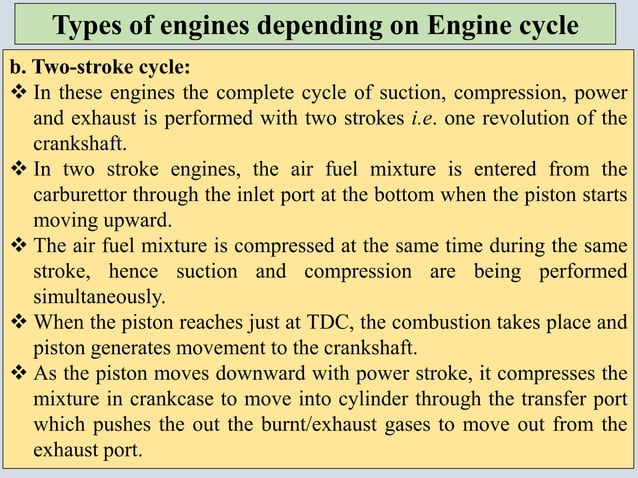 Day 02 functional componants of ic engine | PPT