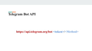 Day03. Telegram API | PPT