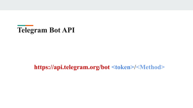 Day03. Telegram API | PPT