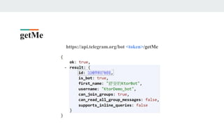 Day03. Telegram API | PPT