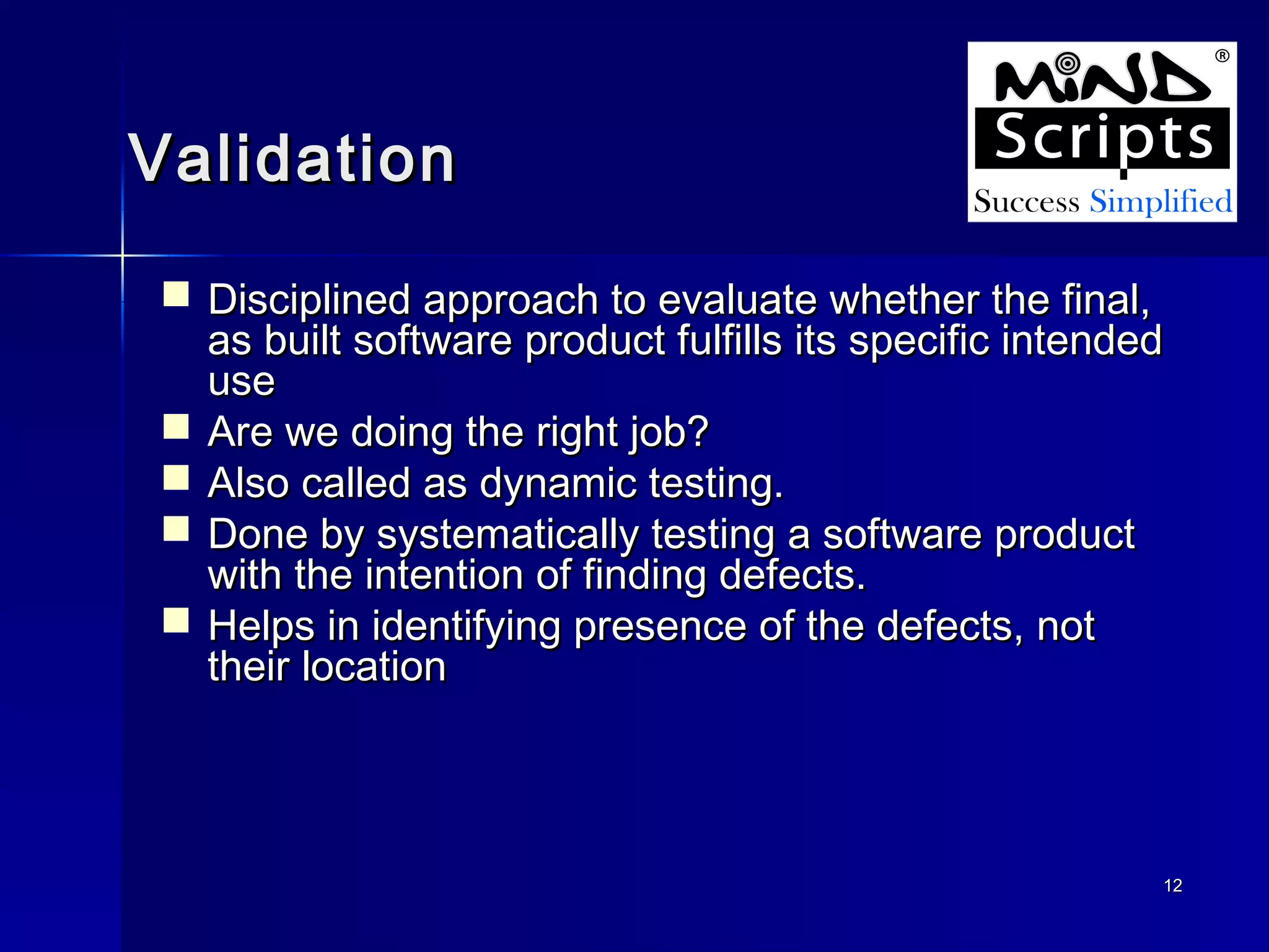 Software Testing Tutorials Mindscripts Technologies Pune Ppt Programming Languages