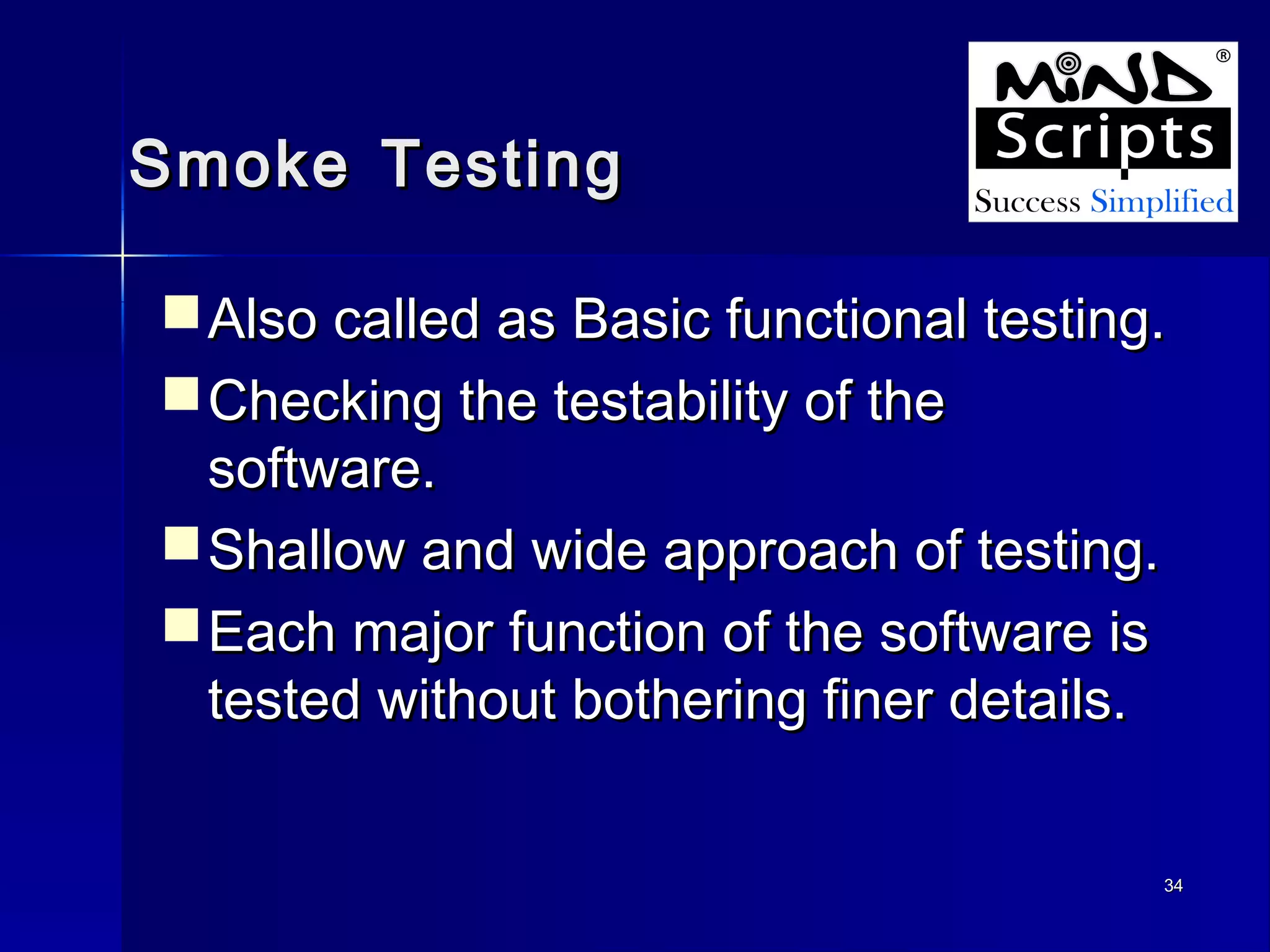 Software Testing Tutorials Mindscripts Technologies Pune Ppt Programming Languages