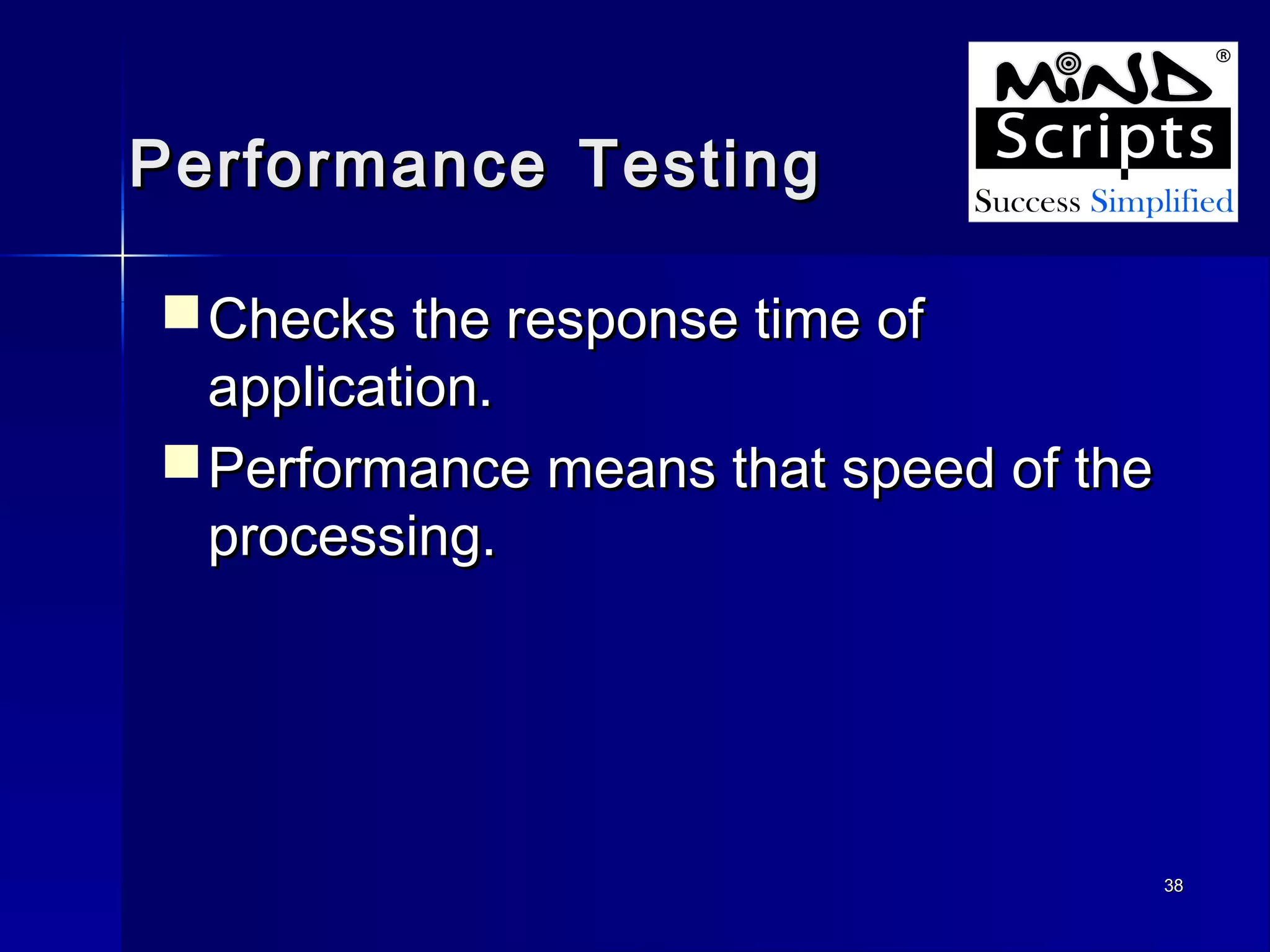 Software Testing Tutorials Mindscripts Technologies Pune Ppt 