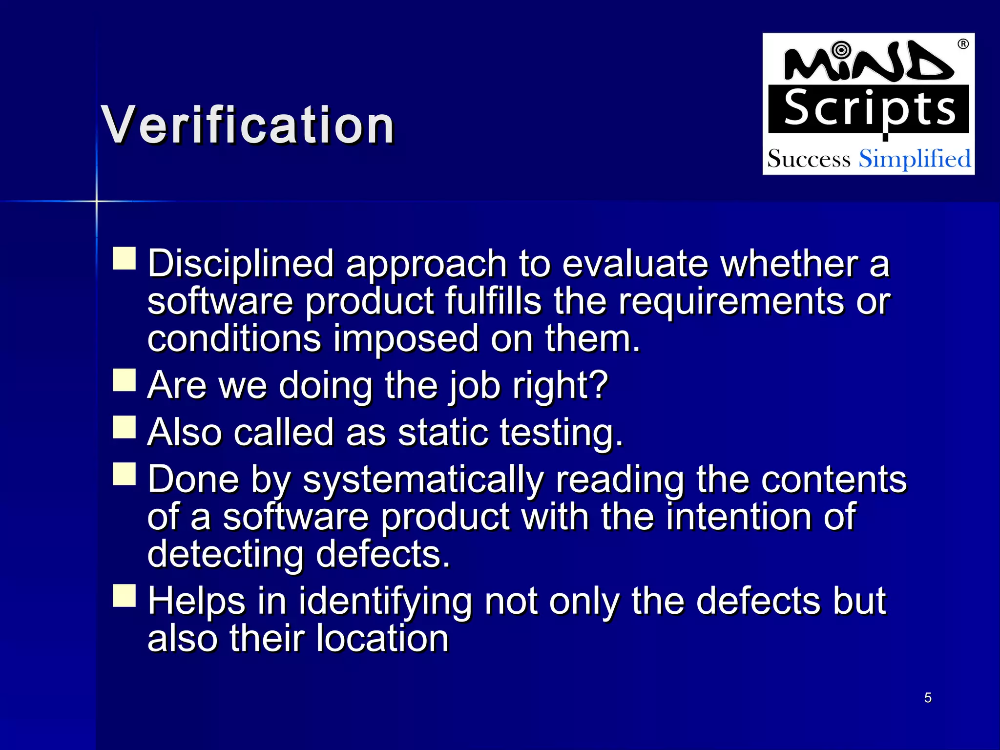 Software Testing Tutorials Mindscripts Technologies Pune Ppt Programming Languages