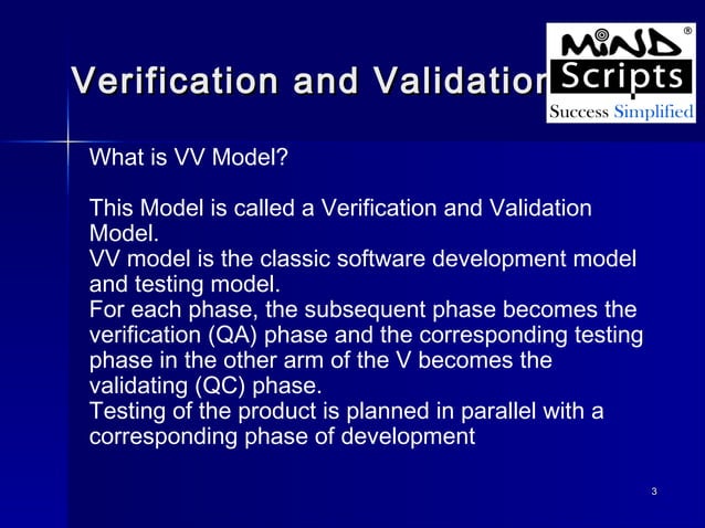 Software Testing Tutorials Mindscripts Technologies Pune Ppt