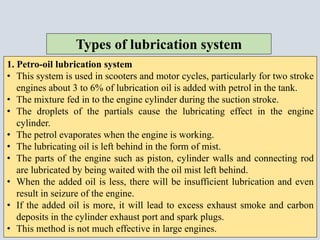 Day 04 Lubrication System | PPTX