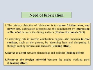 Day 04 Lubrication System | PPT