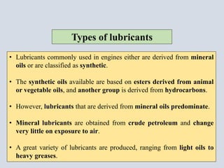 Day 04 Lubrication System | PPTX