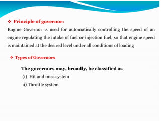 Day 07 Governor and Ignition System | PPT