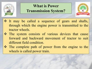 Day 08 Tractor Fuel, Cooling and Transmission System | PDF