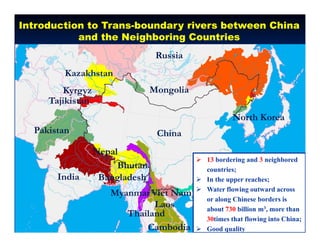 Transboundary rivers between China and neighboring countries | PDF
