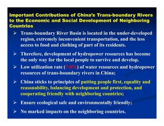 Transboundary rivers between China and neighboring countries | PPT
