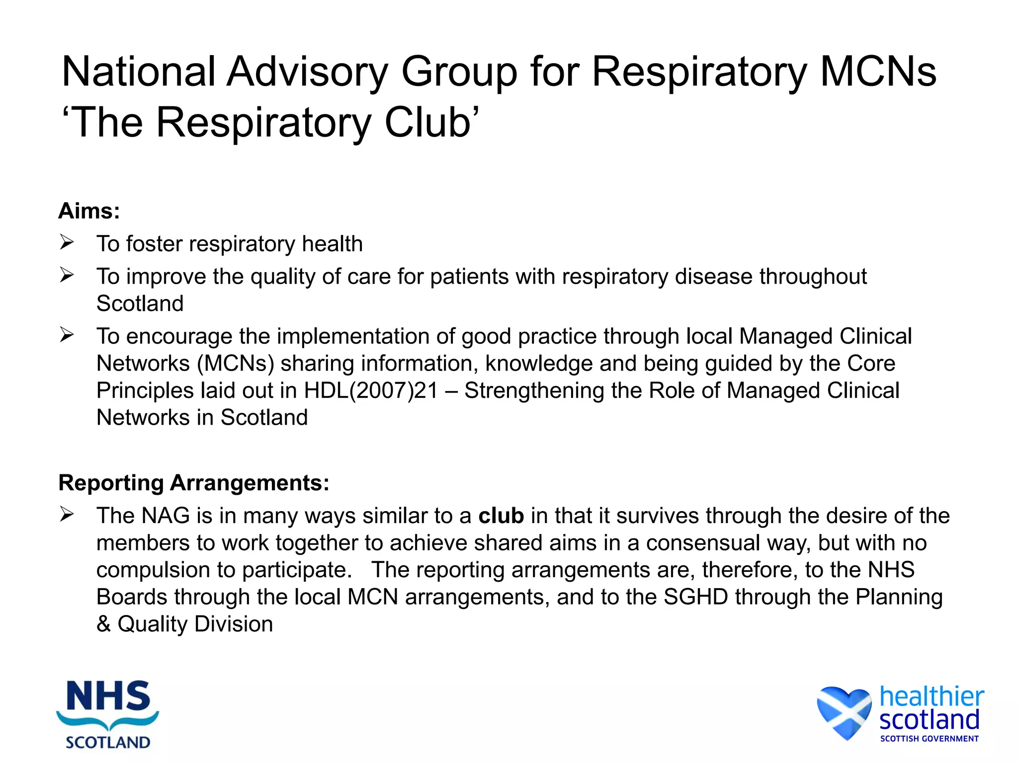 Parallel Session 1.6.1 Managed Clinical Networks and Quality ...