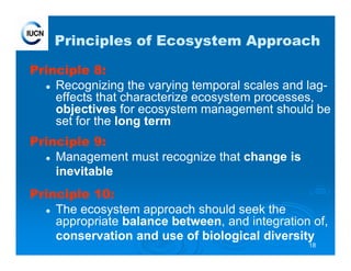 Environmental Conservation and Ecosystem Services in River Basins | PPT