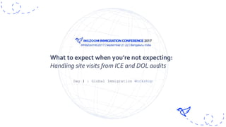 INSZoom Immigration Conference 2017 – What to expect when you’re not ...