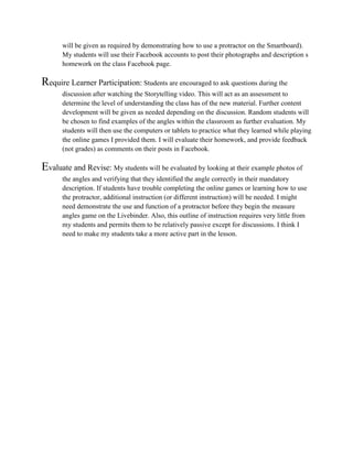 Day 1 Lesson Plan | DOCX | Homework and Study | Education