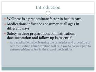 Day 1 Medication Aide | PPTX