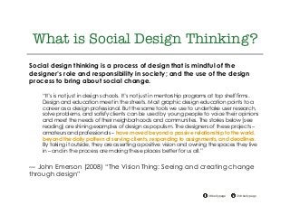 1.1 Social Design Thinking | PPT