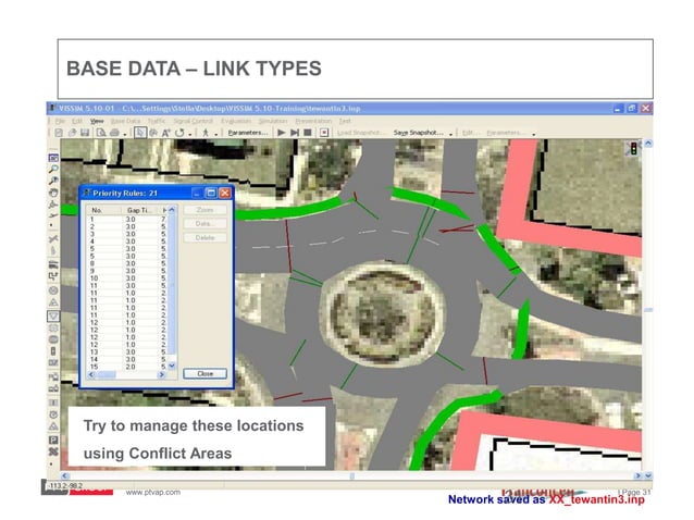 VISSIM Manual ( Huong Dan Su Dung VISSIM) | PPTX