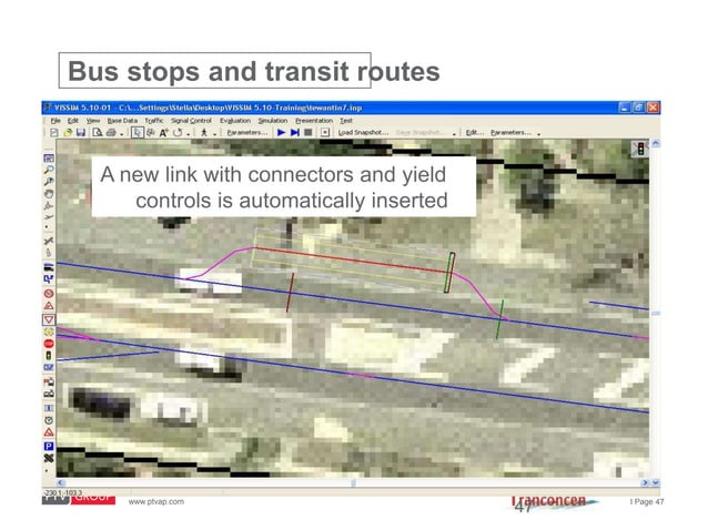 VISSIM Manual ( Huong Dan Su Dung VISSIM) | PPTX