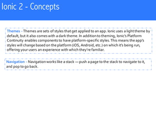 Ionic2 First Lesson of Four | PPT