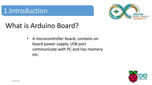 Arduino Basic Presentation for Beginers | PPT