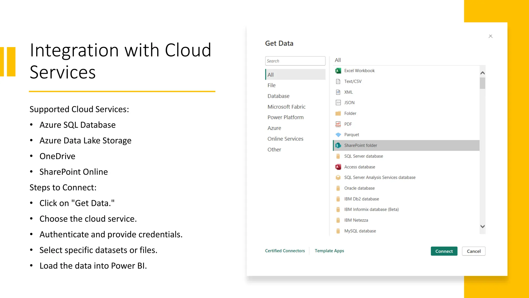 Introduction to Power BI: Explore the Power BI interface | PPTX