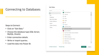 Introduction to Power BI: Explore the Power BI interface | PPTX