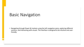 Introduction to Power BI: Explore the Power BI interface | PPTX