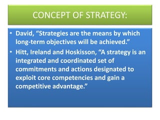 strategy management for business and growth | PPT
