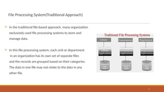 database manangement system introduction | PPT