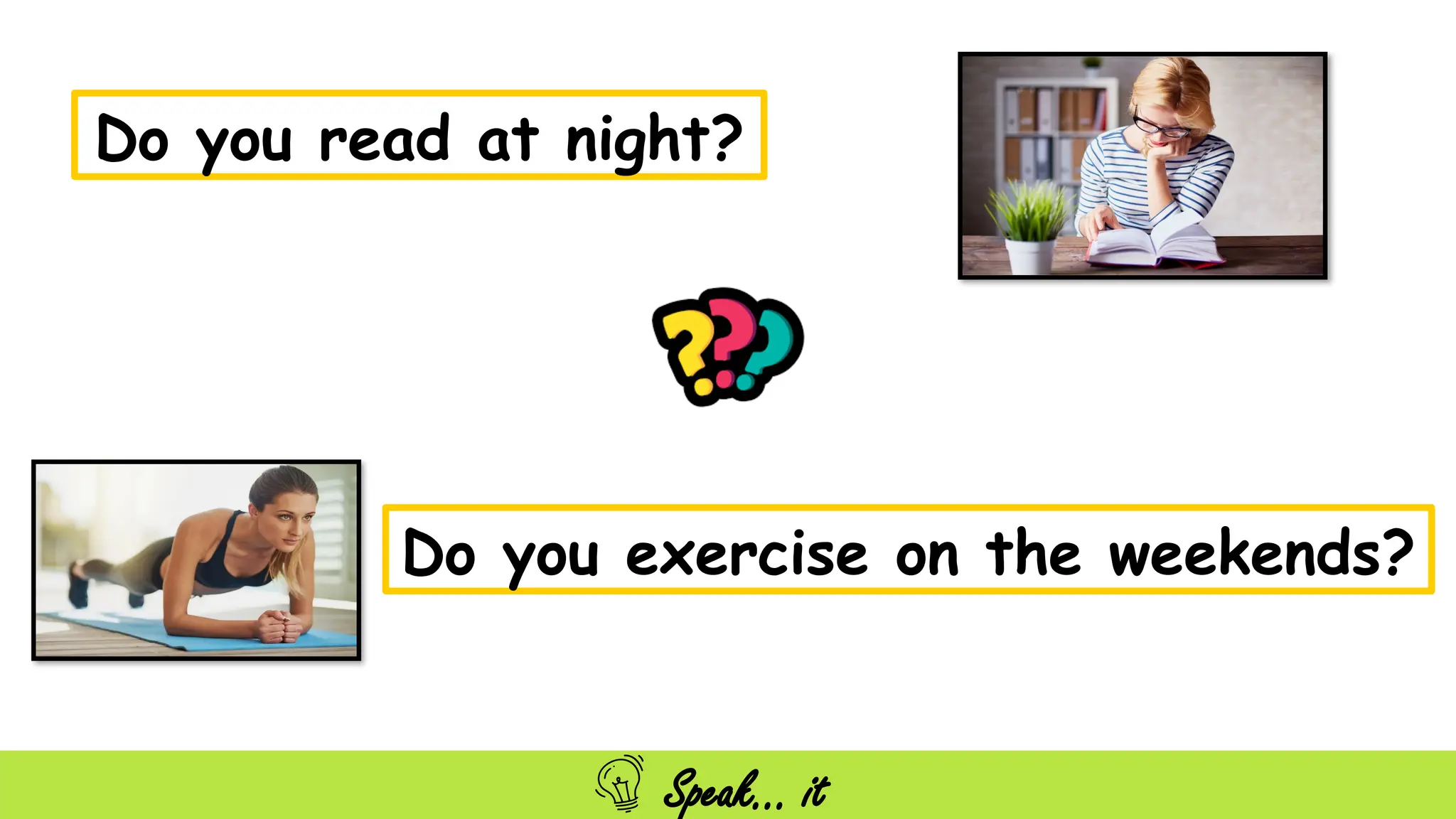 First English Lessons, personal information, alphabeth. | PPT