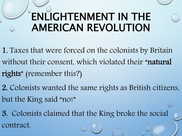 Unit 9: World Revolutions - American Revolution | PPT