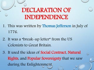 Unit 9: World Revolutions - American Revolution | PPTX