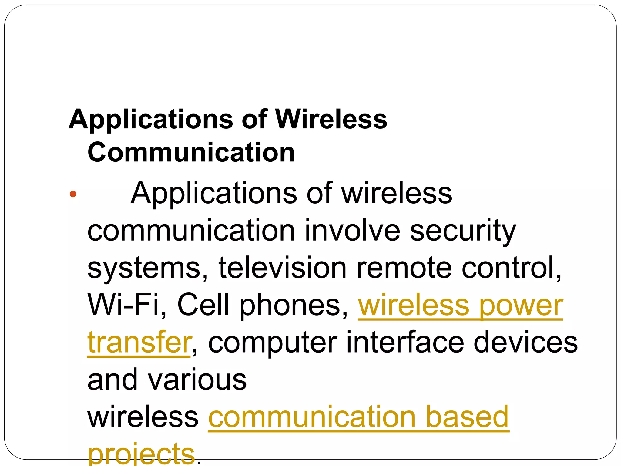 Advanced Wireless Communication | PPTX