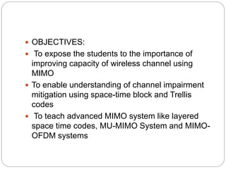 Advanced Wireless Communication | PPTX