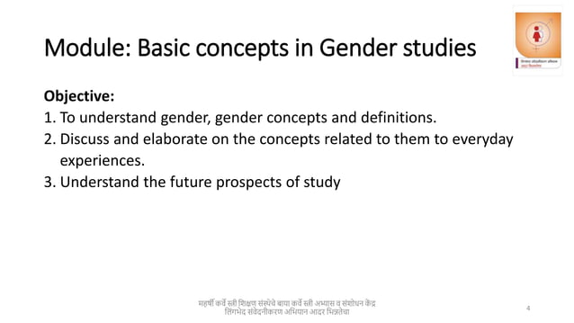 Understanding the Basic concepts in Gender pptx | PPT