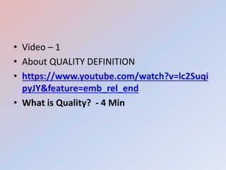 Day 1 QUALITY EVOLUTION & ITS DIMENSIONS | PPTX