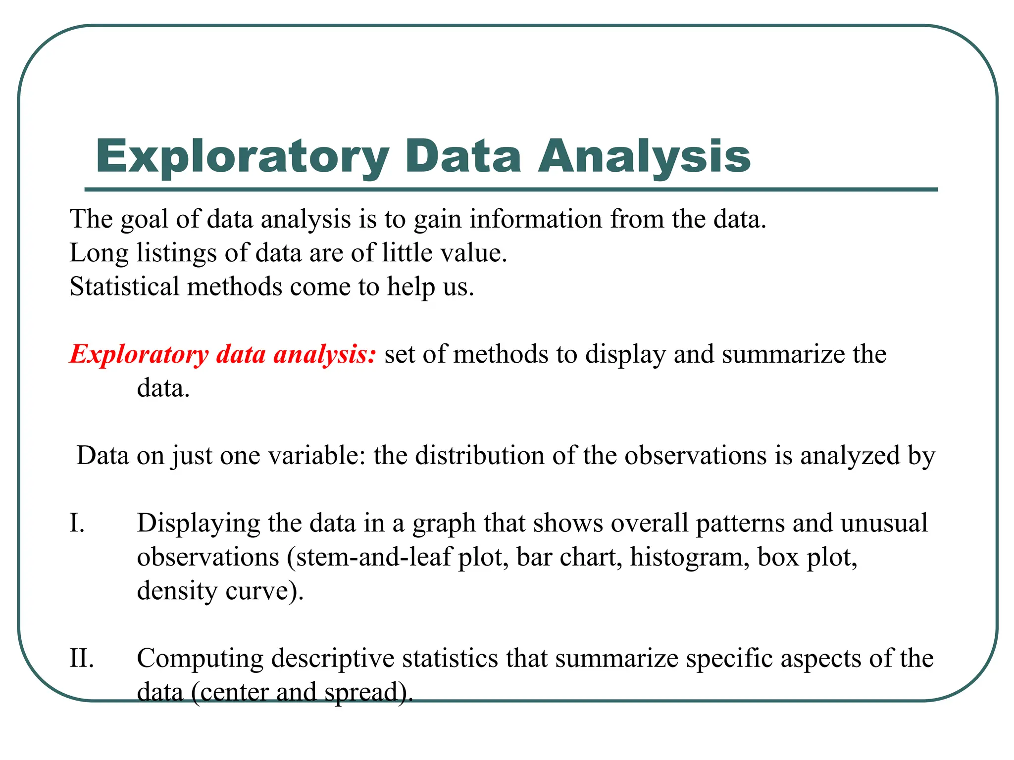data analysis using spread sheets with example | PPT