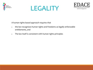 Day 1 human rights based approach | PPTX