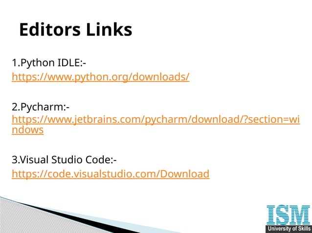 Introduction of Python , Identifiers, Operators | PPTX