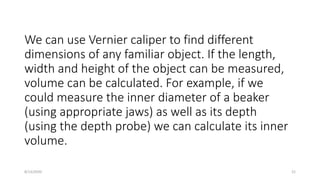 fundamentals of measurements, fundamental measuring proces-vernier ...