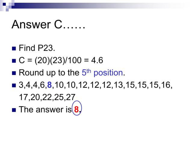 Measures of Position - Quartiles - Percentiles - ZScores-BoxPlots 2.6 ...